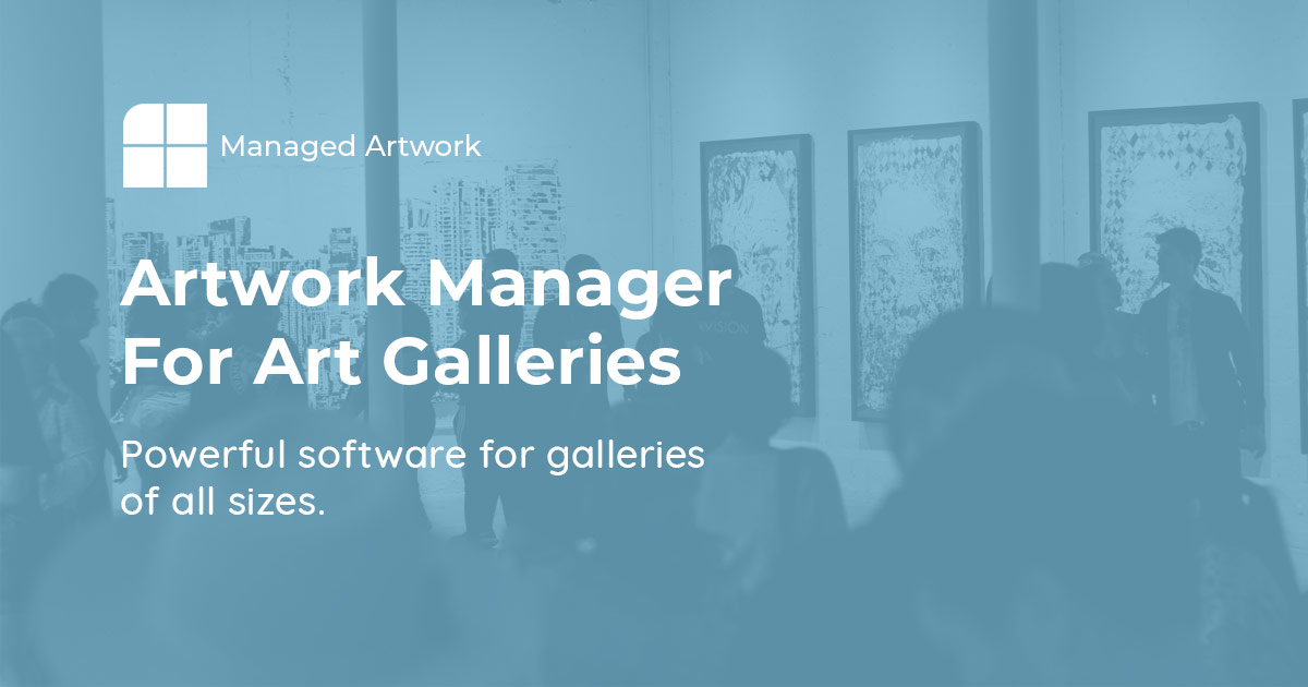 Fine Art Gallery Software | Managed Artwork