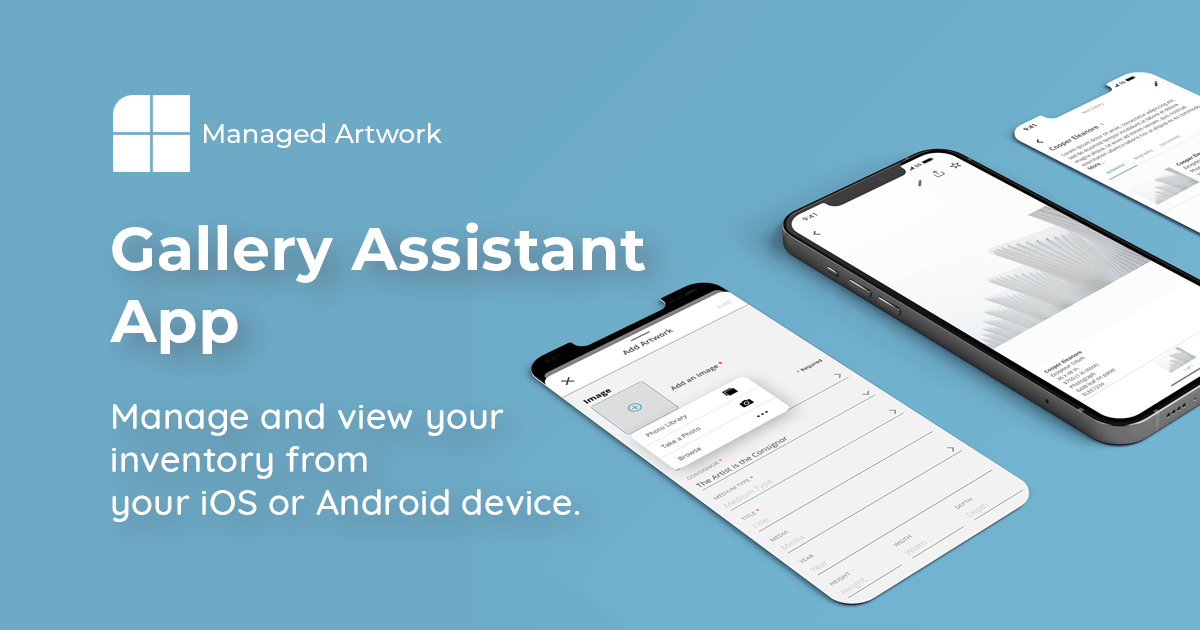 Gallery Assistant iOS and Android app | Art Gallery Software | Managed ...